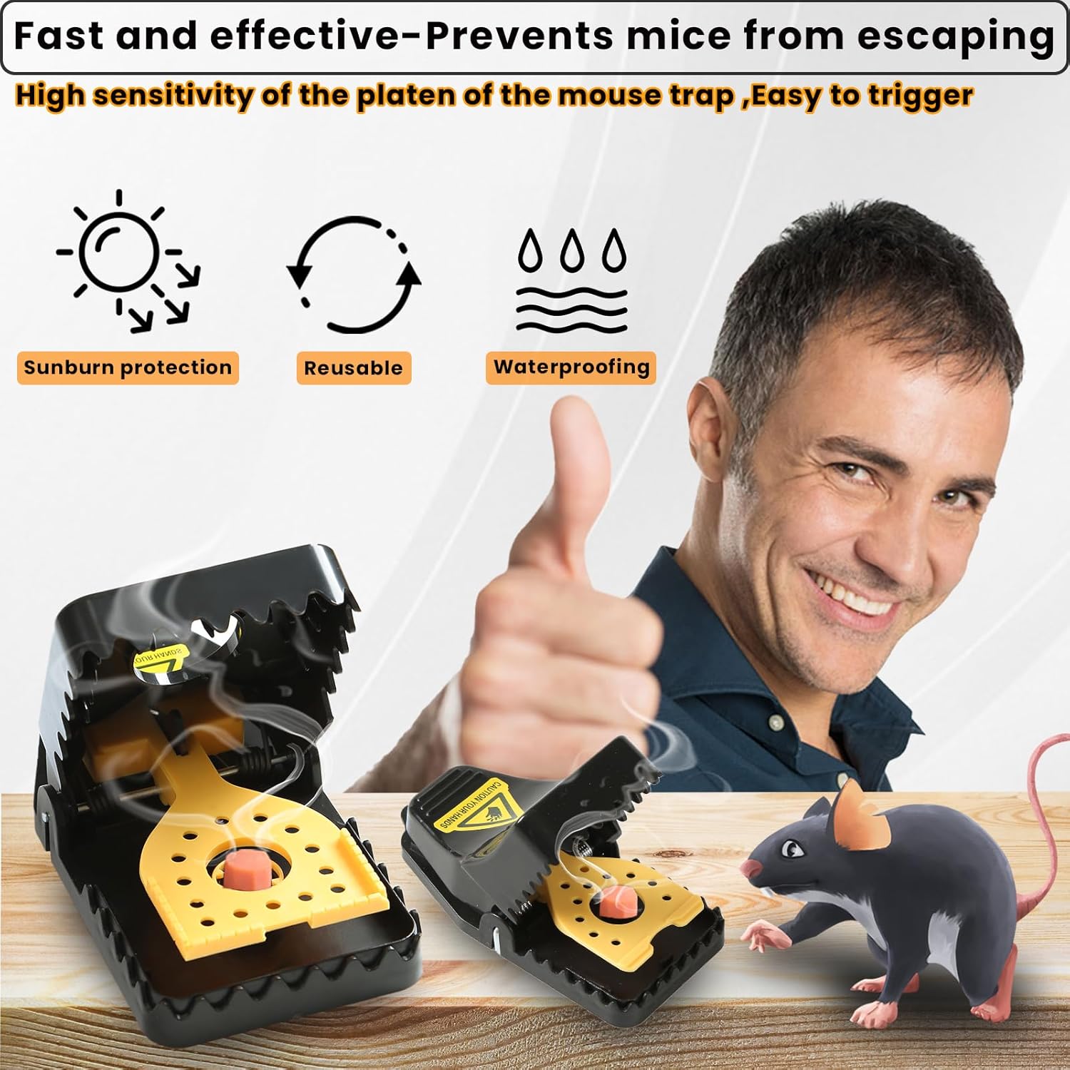 🔥2025 Updated Reusable Plastic mouse traps – Westcollector